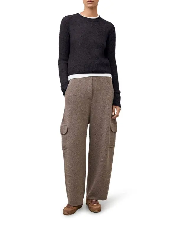 LISA YANG Solene Silk Cashmere Sweater - Black