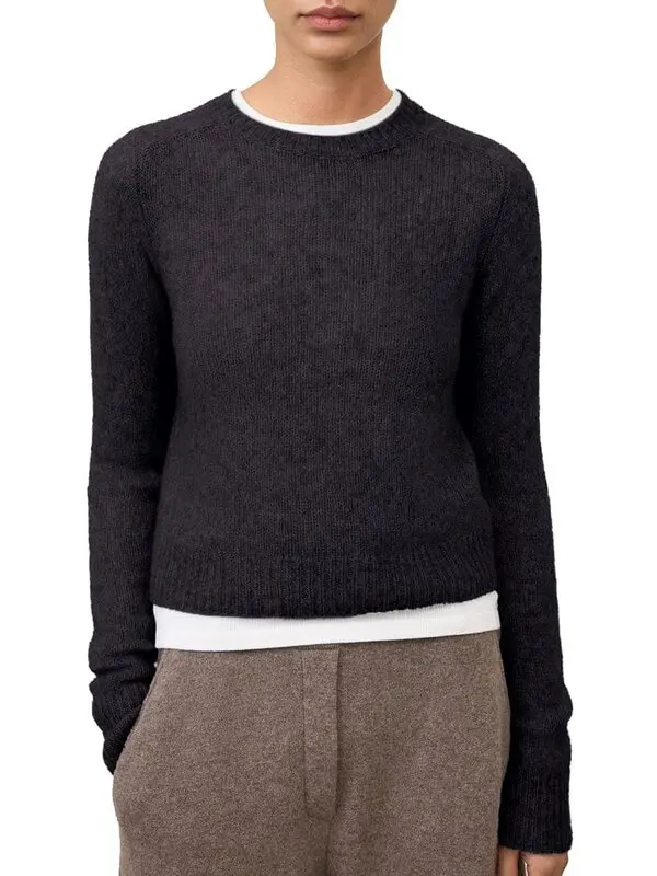 LISA YANG Solene Silk Cashmere Sweater - Black