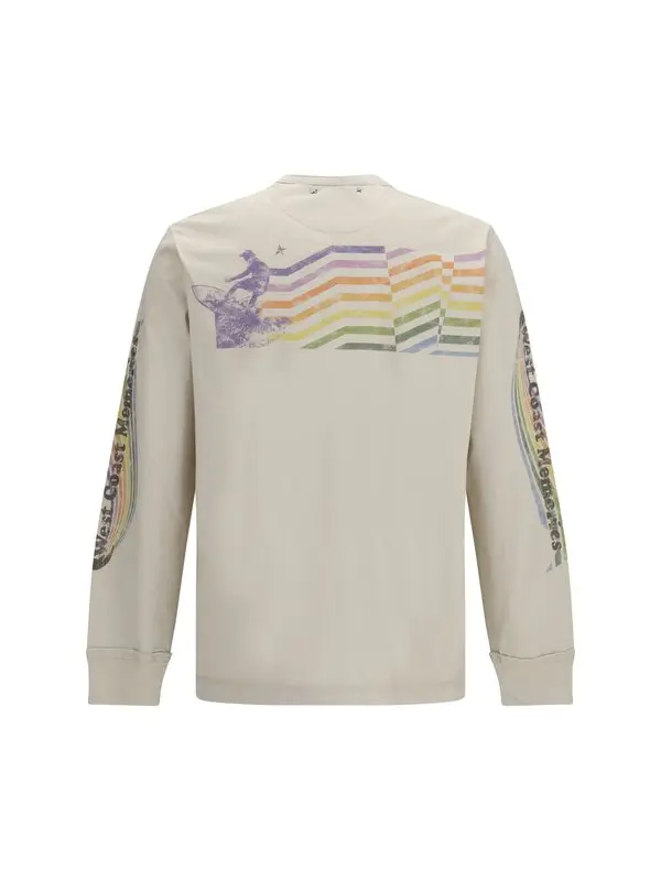 GOLDEN GOOSE Asymmetric Print Sweatshirt