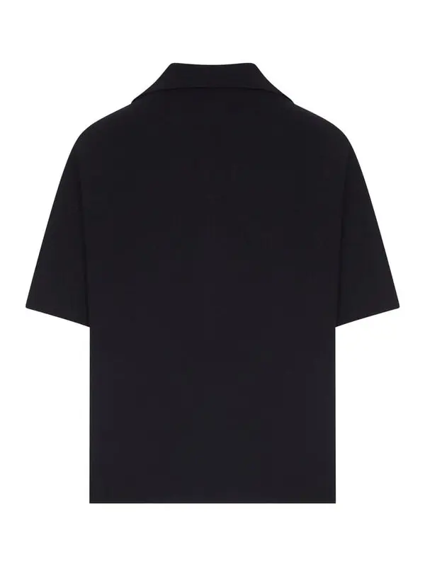 Max Mara Oncia Polo Model Sweater In Viscose - Black