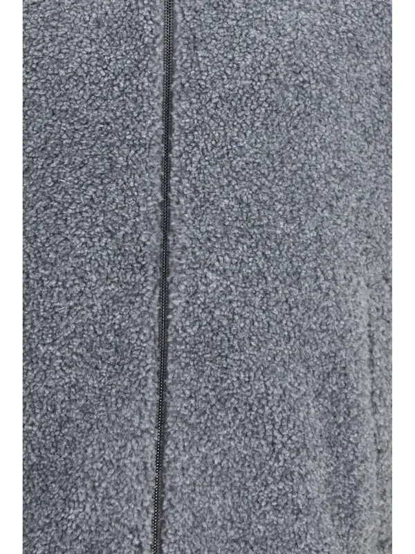 Herno Teddy-effect Hooded Jacket - Gray