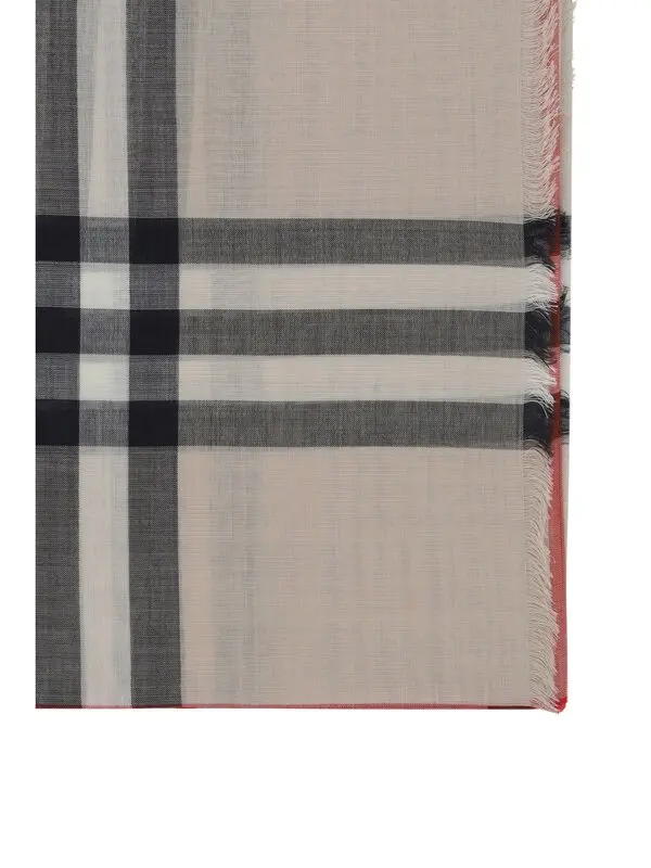 Burberry Silk And Wool Scarf