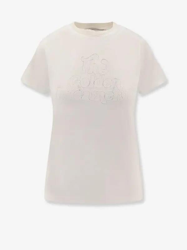 GOLDEN GOOSE Olivia Viscose Blend T-shirt - Multicolor
