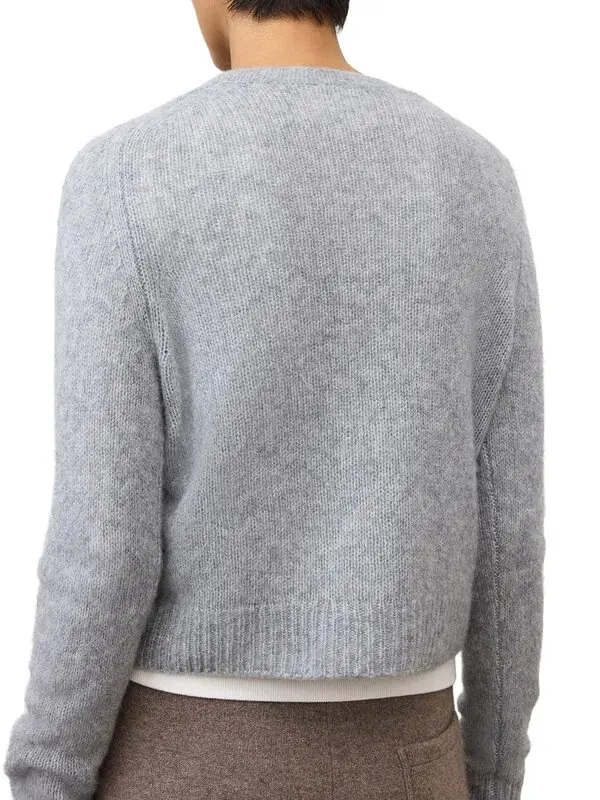 LISA YANG Solene Silk Cashmere Sweater - Gray