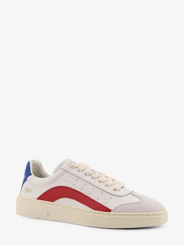 Dsquared2 Rider Leather Low-top Sneakers - Multicolor