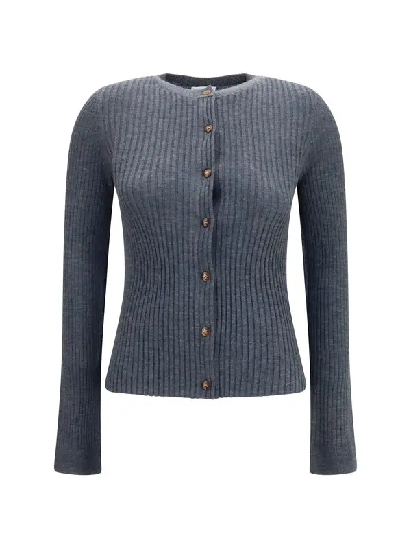 Burberry Cashmere Cardigan - Gray