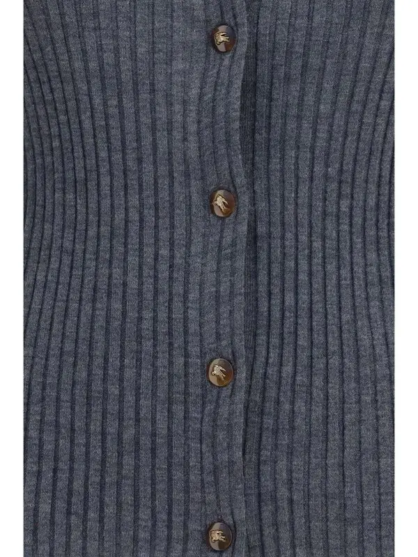 Burberry Cashmere Cardigan - Gray
