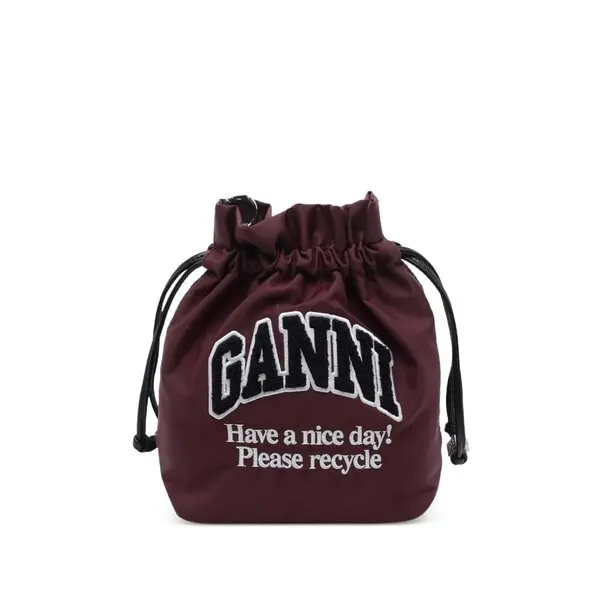 GANNI Bucket Bags - Brown