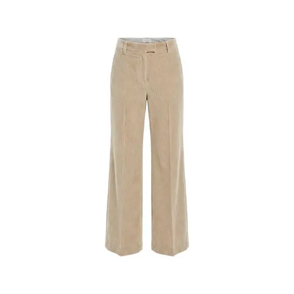 Brunello Cucinelli Neutrals Trousers Palazzo Pants - Cream