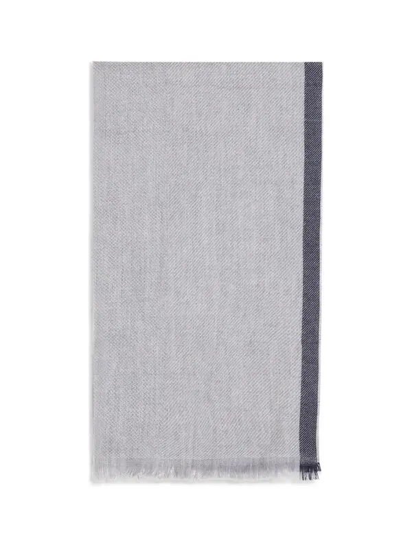 Brunello Cucinelli Cashmere Scarf - Gray