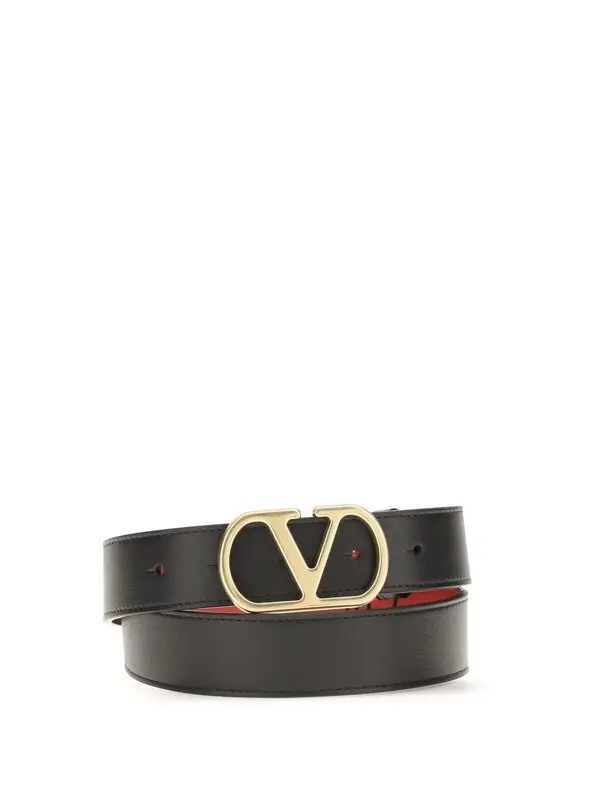 Valentino Garavani Reversible Vlogo Signature Belt - Black