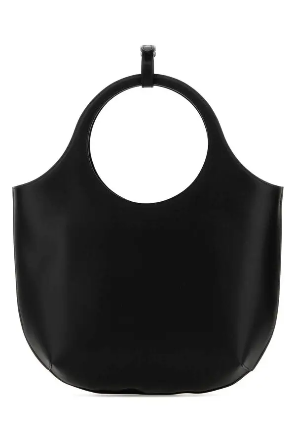 COURREGES Leather Medium Holy Handbag