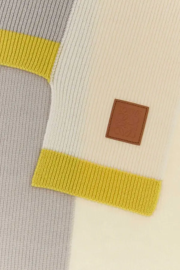 Loewe Two-tone Wool Scarf