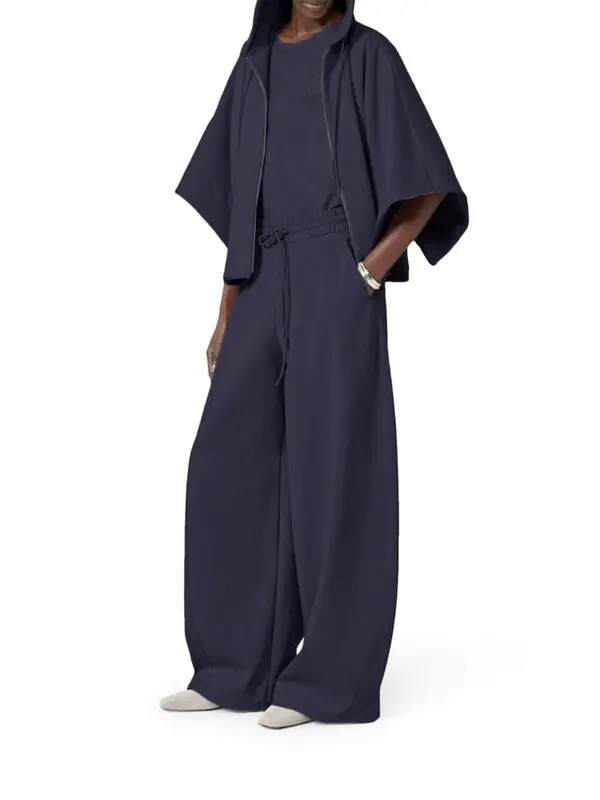 Max Mara Technical Cotton Jersey Boxy Sweater