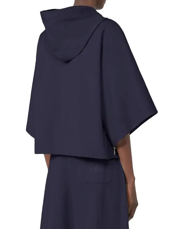 Max Mara Technical Cotton Jersey Boxy Sweater