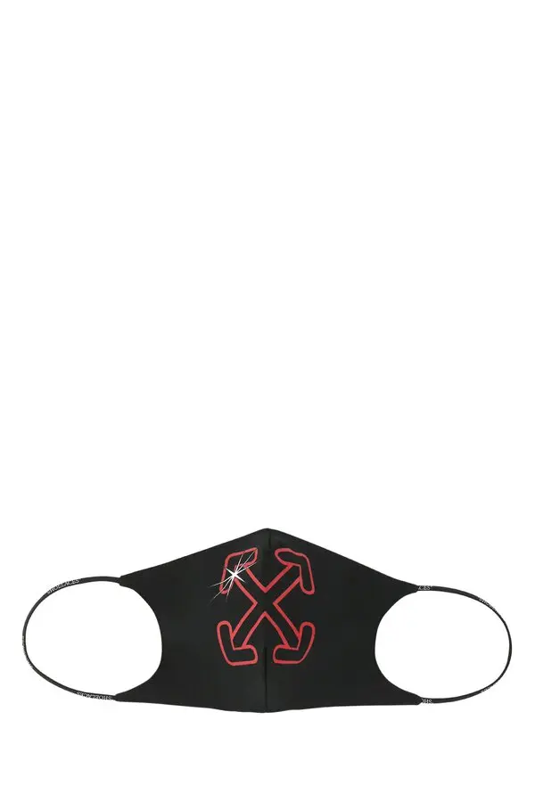 Off-White Graphic Face Covering - Multicolor