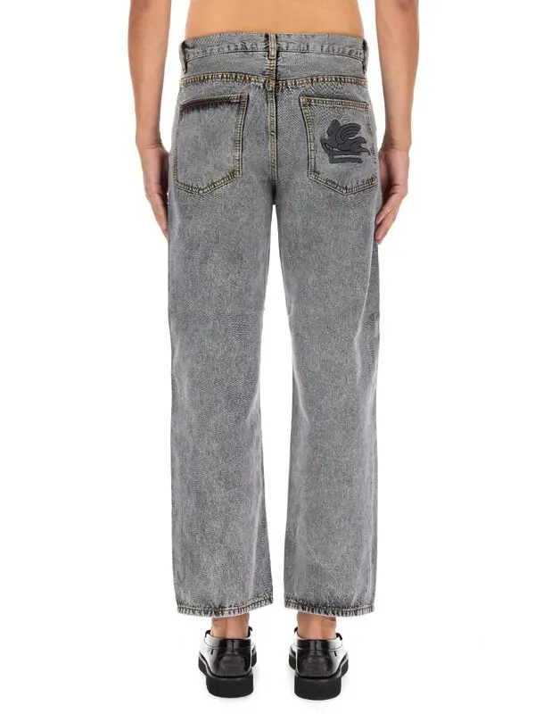 Etro Easy Fit Jeans - Gray