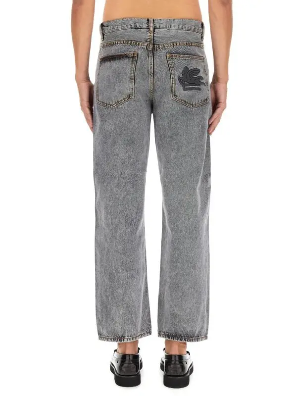 Etro Easy Fit Jeans - Gray