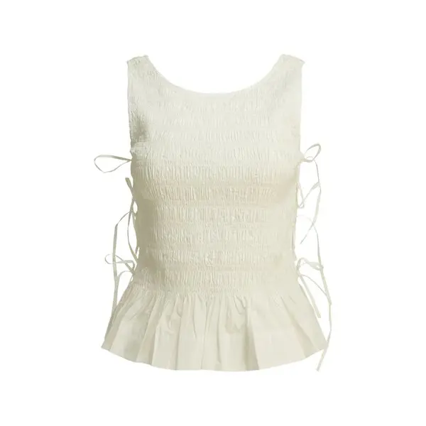 GANNI Neutrals Tops Vests & Tank Tops