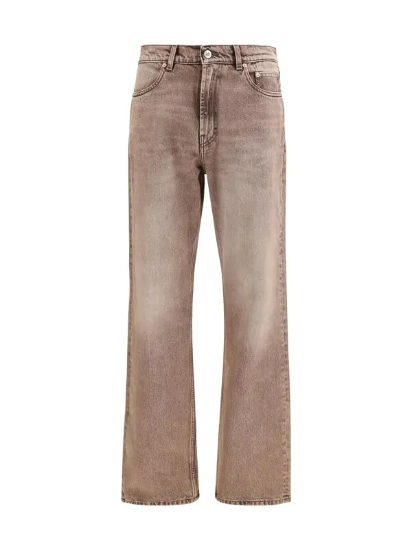 Our Legacy Carlson Cut Clay Breeze Wash Jeans - Red