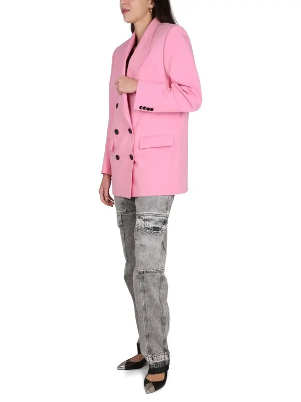 Isabel Marant Étoile Nevim Double-breasted Jacket - Pink