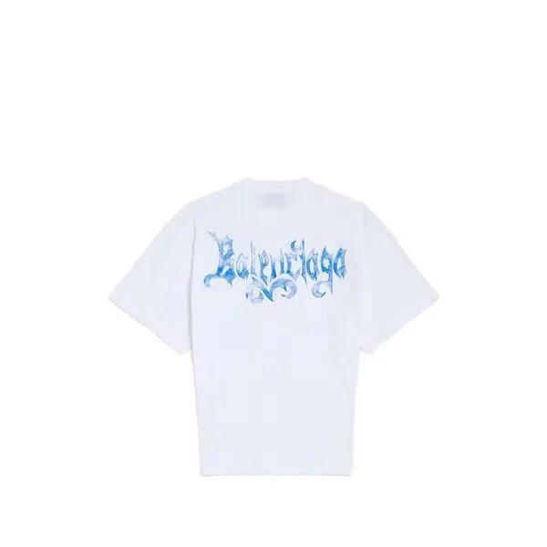 Balenciaga Cotton Logo Print T-shirt