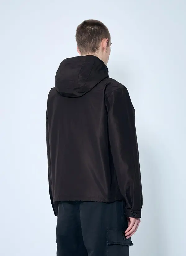 Prada Silk Hooded Jacket