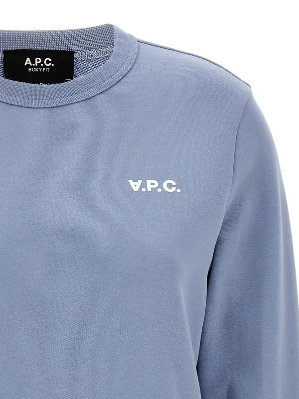 A.p.c. Boxy Petit Vpc Sweatshirt - Blue