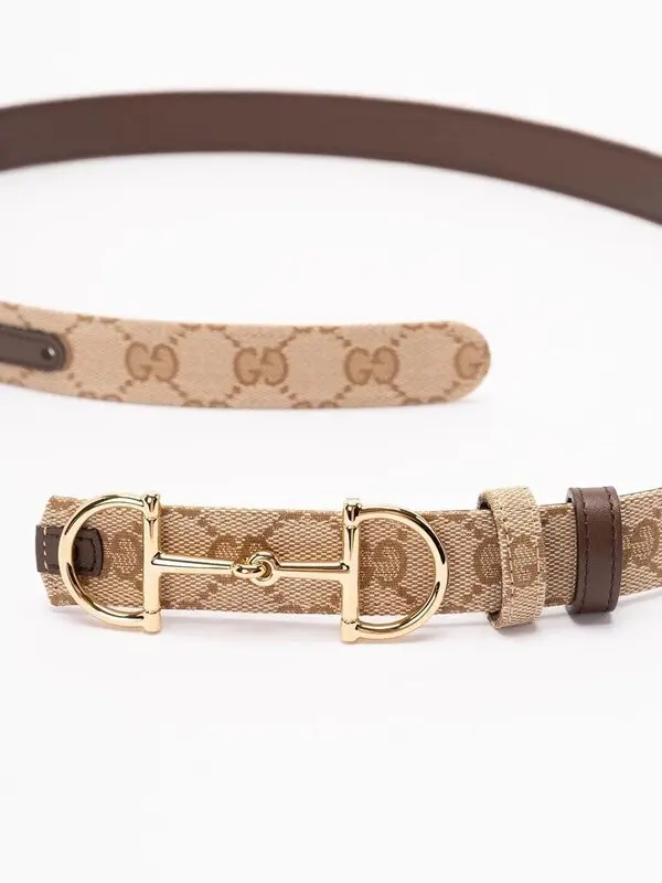 Gucci Reversible Horsebit Belt - Multicolor