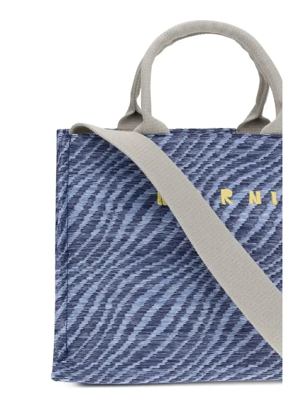 Marni Fabric Tote Bag - Blue