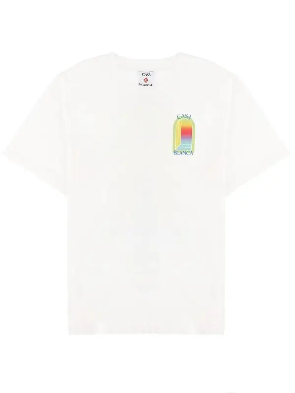 Casablanca T-shirt With Print - White