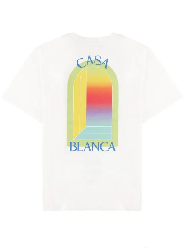 Casablanca T-shirt With Print - White