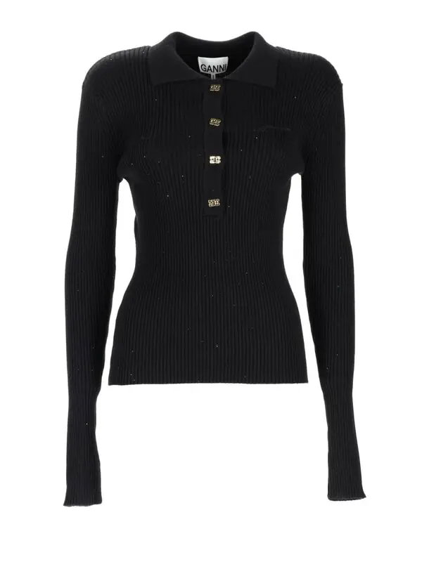 GANNI Wool Polo
