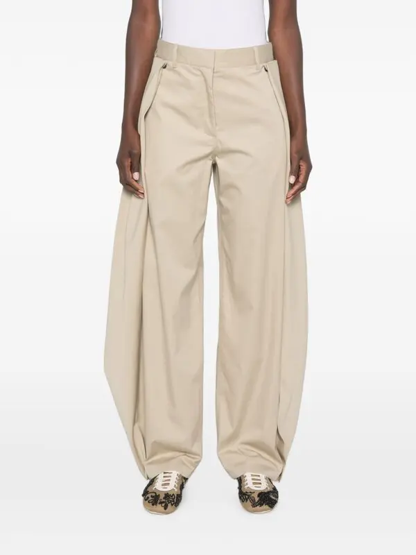 Loewe Cotton And Silk Trousers