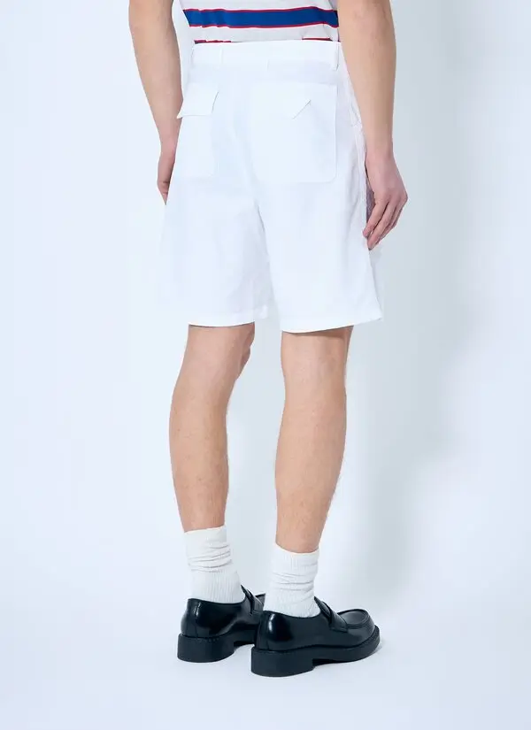 Prada Cotton Weave Shorts