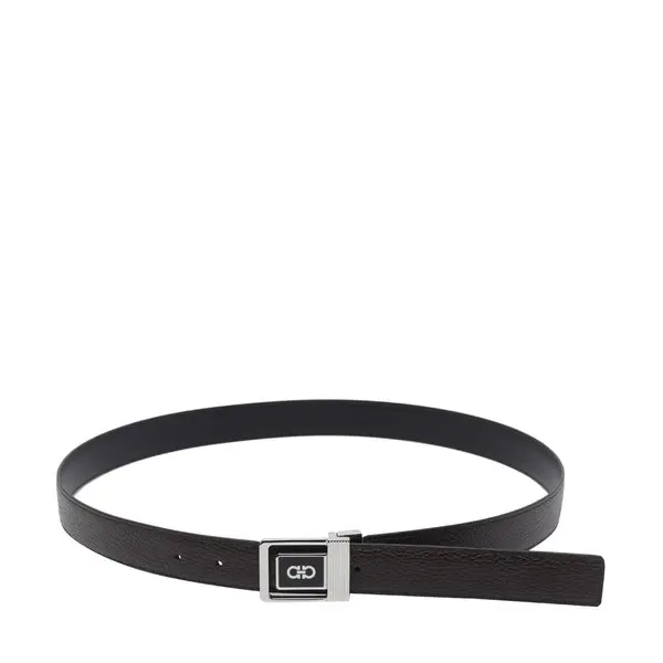 FERRAGAMO Logo Reversible Belt - Brown