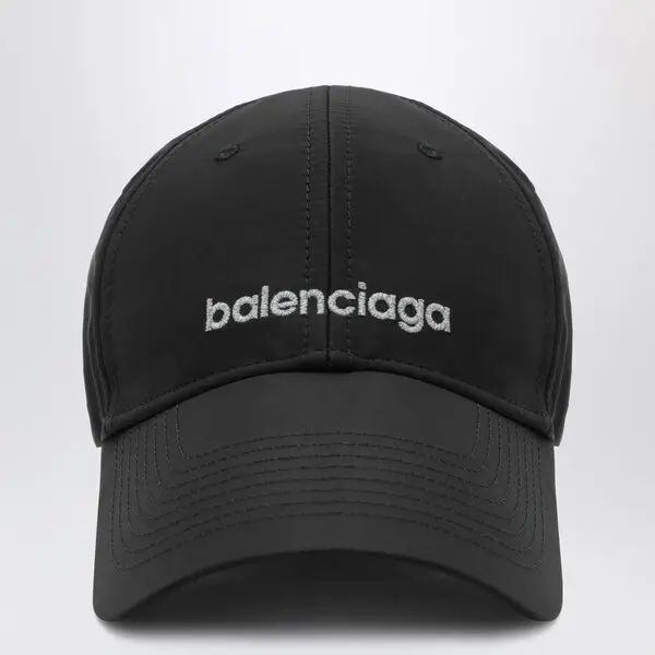 Balenciaga Techwear Cap With Reflective Detailing - Black