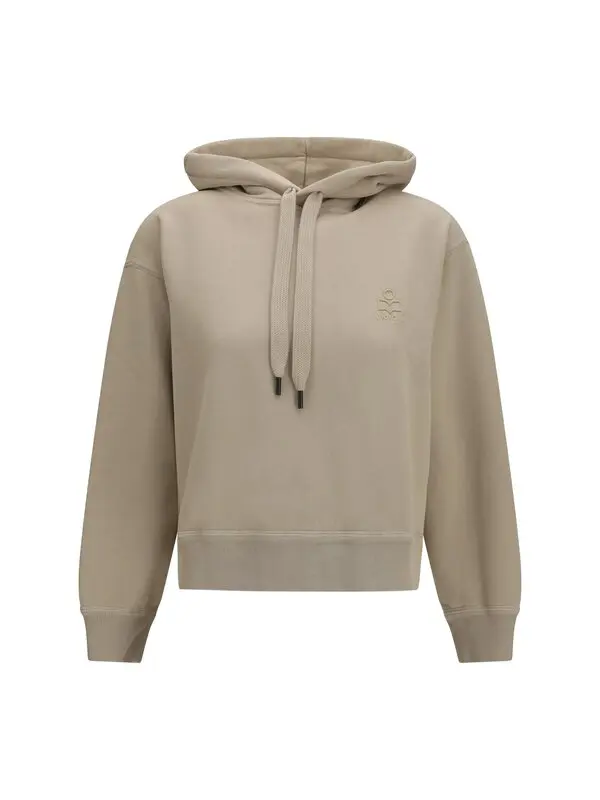Isabel Marant Étoile Marant Salmy Logo Hoodie - Cream
