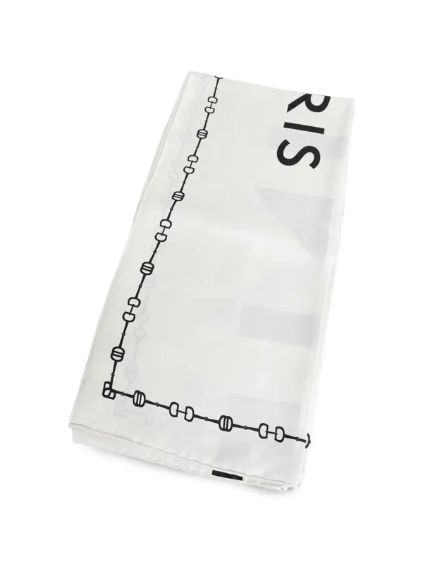 Celine Printed Silk Foulard