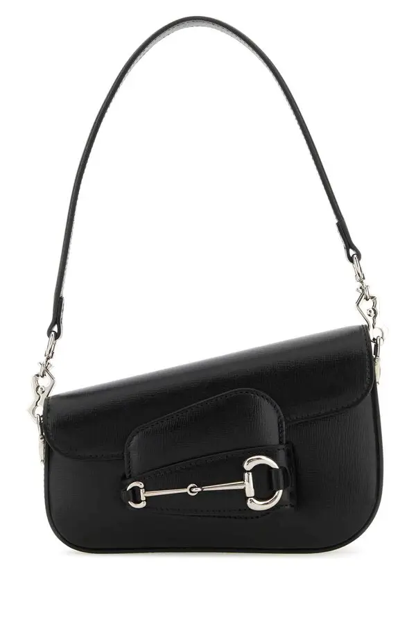 Gucci Leather Mini Horsebit 1955 Handbag - Black