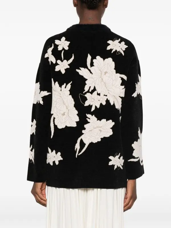 FORTE_FORTE Jacquard Cardigan - Multicolor