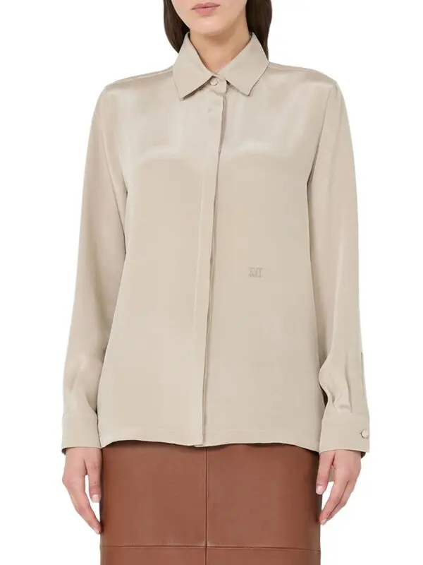 Max Mara Silk Crêpe De Chine Shirt