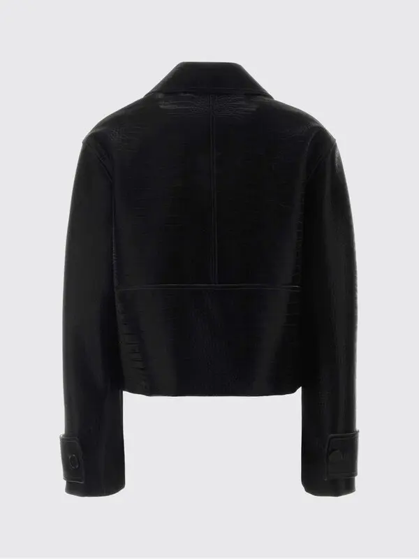 Gucci Croc Print Leather Jacket
