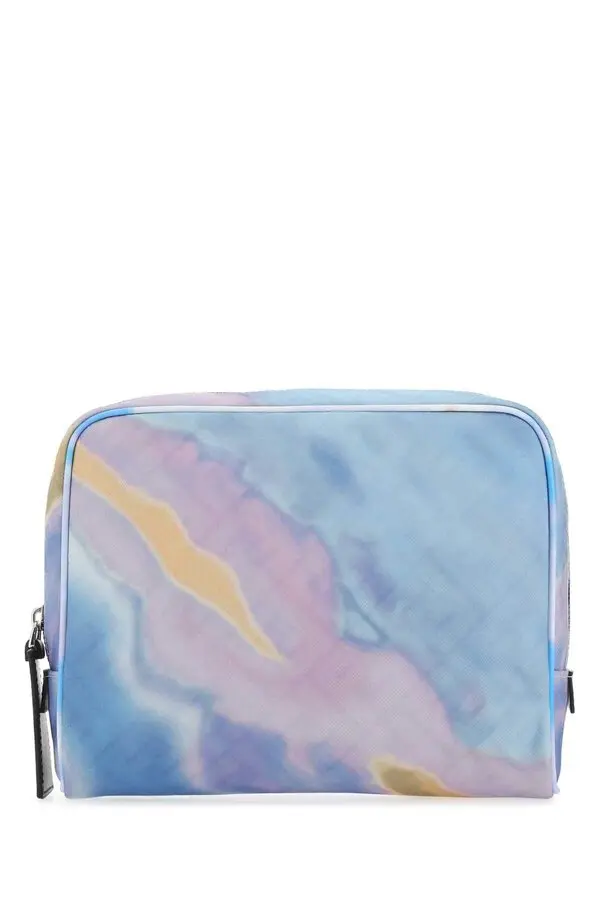 Fendi Printed Fabric Beauty Case - Multicolor
