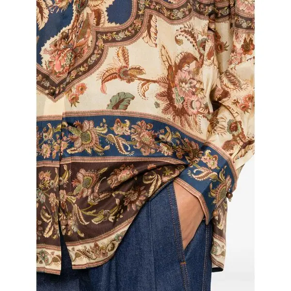 Zimmermann Tops Shirts - Brown