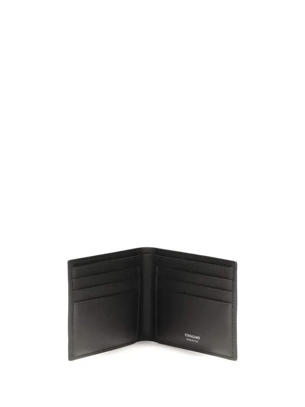 FERRAGAMO Leather Wallet - Black