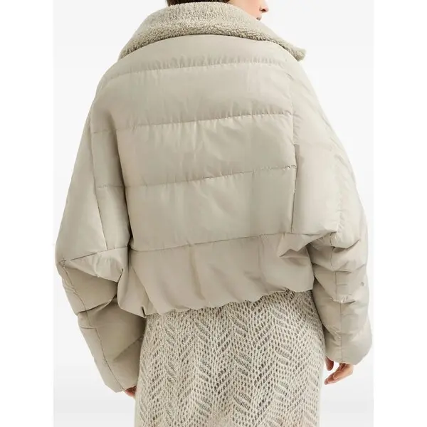 Brunello Cucinelli Neutrals Jackets Puffer Jackets