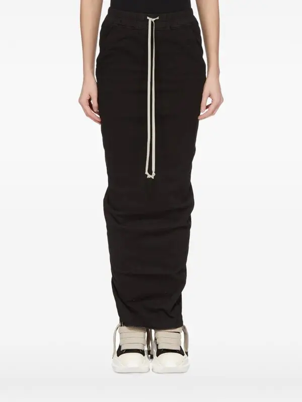 Rick Owens Cotton Jersey Pillar Skirt - Multicolor