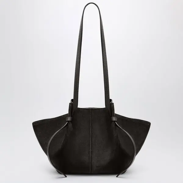 Yuzefi Mochi Suede Shoulder Bag - Brown