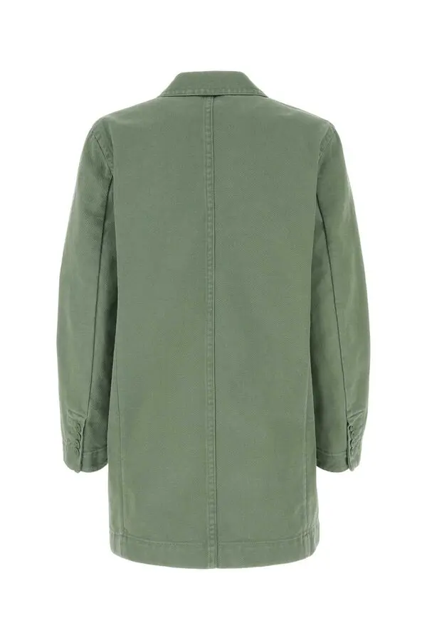 Max Mara Zenobia Denim Blazer - Green